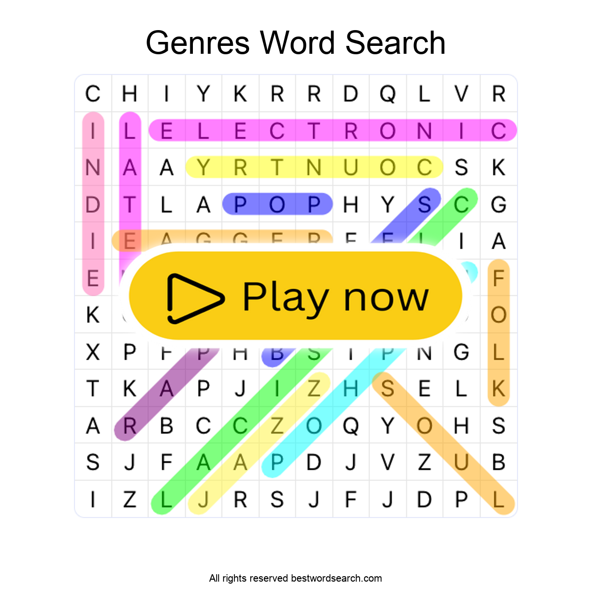 Online Music Word Search